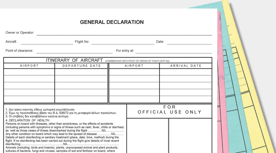General Declaration